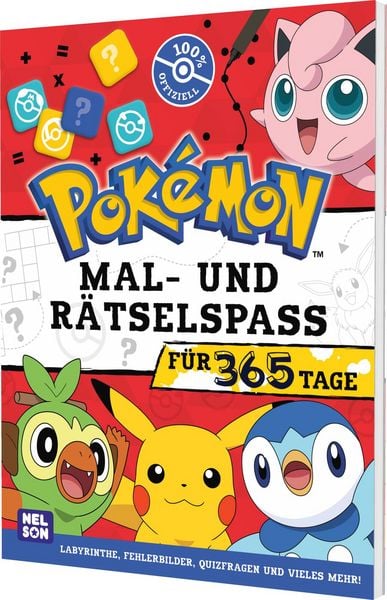 "Pokémon Activity-Buch: Mal- und Rätselspaß für 365 Tage" bei bücher.de ...