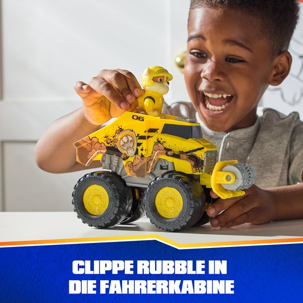 PAW Patrol Rescue Wheels - Rubbles Bulldozer Monstertruck mit Rubble ...