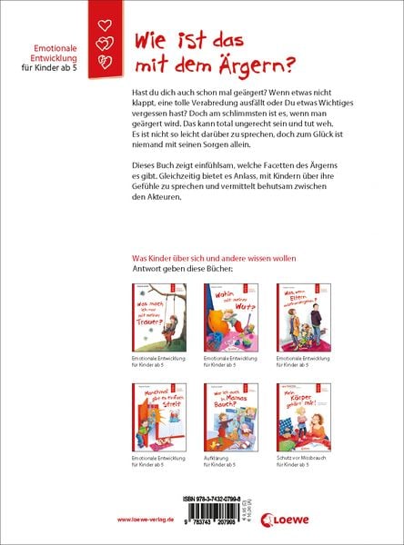 "Wie ist das mit dem Ärgern? (Starke Kinder, glückliche Eltern)" online ...