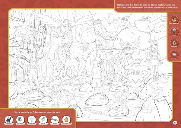 "Pokémon: Mein großes Wimmel-Malbuch - Ash und seine Freunde" online kaufen