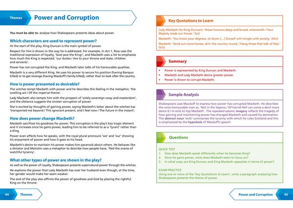 Collins Snap Revision Text Guides - Macbeth: Aqa GCSE English ...