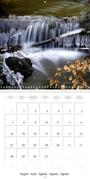 'Granit et eau (Calendrier mural 2023 300 × 300 mm Square)' - 'Kalender'