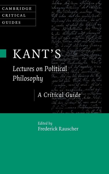 "Kant's Lectures on Political Philosophy" auf Englisch kaufen