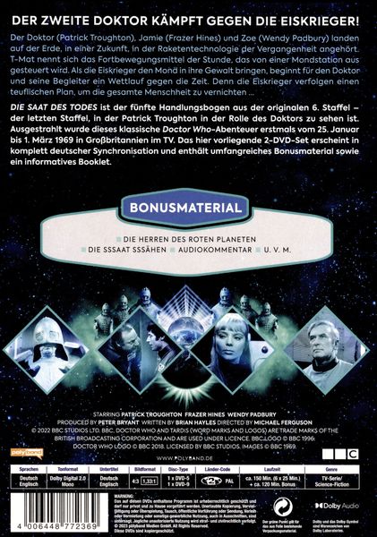 Doctor Who: Der Zweite Doktor - Die Saat des Todes - Vanilla Edition [2 ...