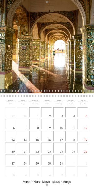'Burma - Myanmar (Wall Calendar 2023 300 × 300 mm Square)' - 'Kalender'