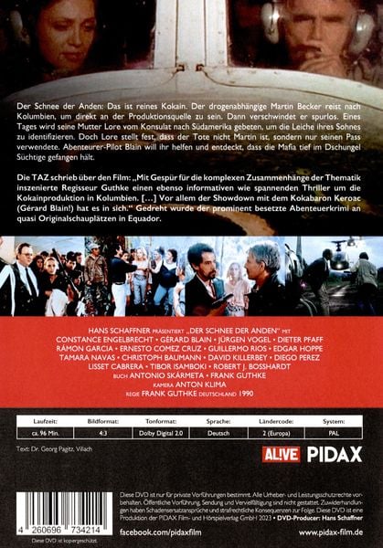 Der Schnee der Anden / Packender Abenteuerkrimi mit Starbesetzung ...