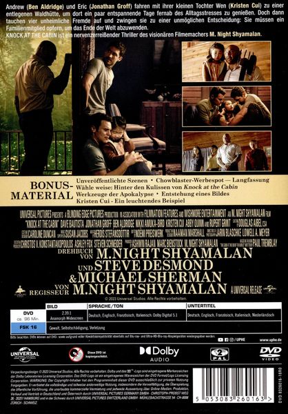 Knock at the Cabin als DVD kaufen