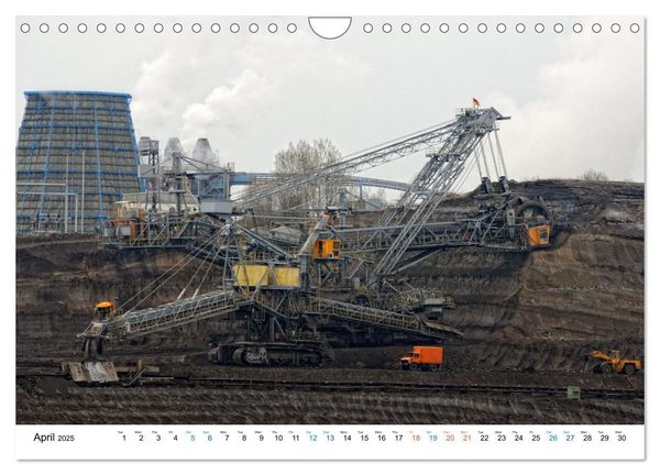 "Mining machines in action - Various open-pit mines (Wall Calendar 2025 ...