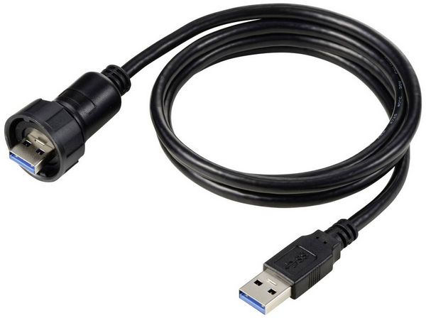 TRU COMPONENTS USB 3,0 Adapter inkl. 1m Kabel TC-12770412 Inhalt: 1St ...