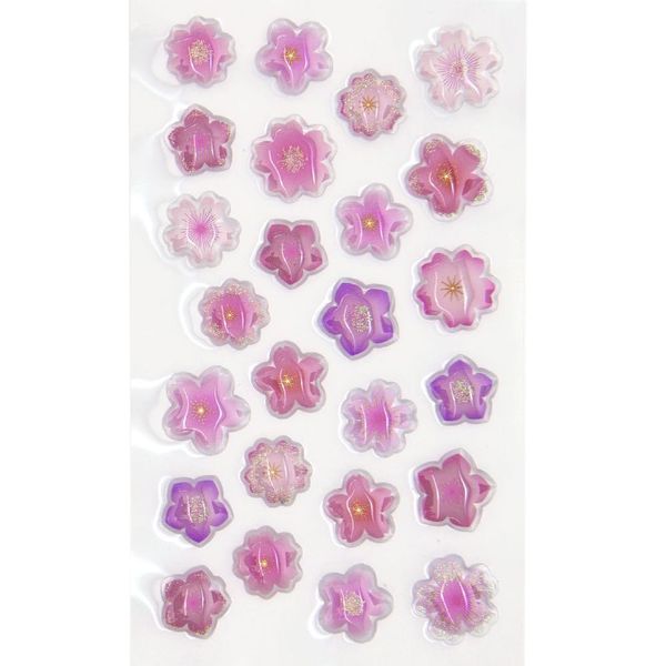 Gelsticker Kirschblüten, Glitter - Sticker - 4051271418175 | Thalia
