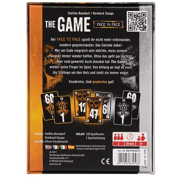 The Game - Face to Face - Jetzt Spielzeug bei bücher.de bestellen