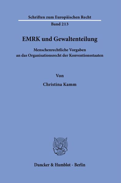 "EMRK und Gewaltenteilung." online kaufen