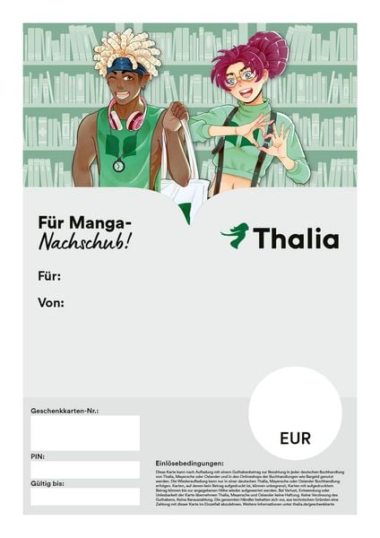 Geschenkkarte Manga PDF
