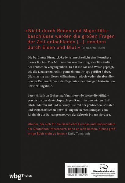 "Eisen und Blut" von Peter H. Wilson bei bücher.de bestellen