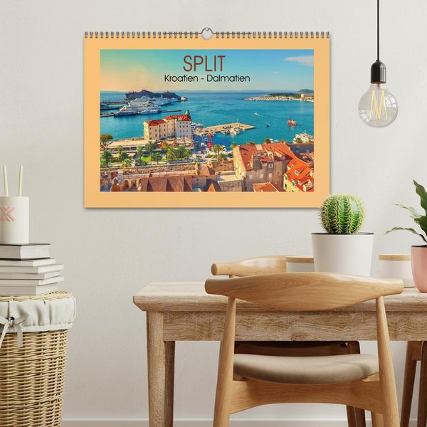 'SPLIT Kroatien - Dalmatien (Wandkalender 2025 DIN A3 quer), CALVENDO ...
