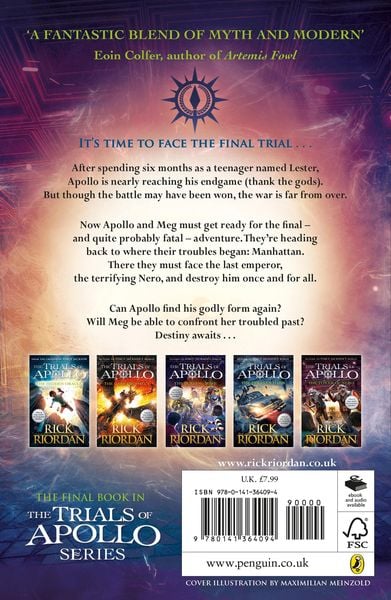 The Tower Of Nero The Trials Of Apollo Book 5 Von Rick Riordan