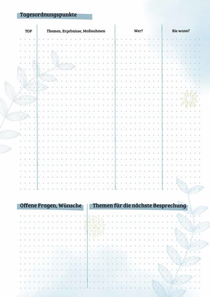 Notizblock Teambesprechungen in der Kita: Protokollieren mit Herz ...