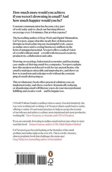 A World Without Email von Cal Newport - Taschenbuch - 978-0-241-34141-4 ...
