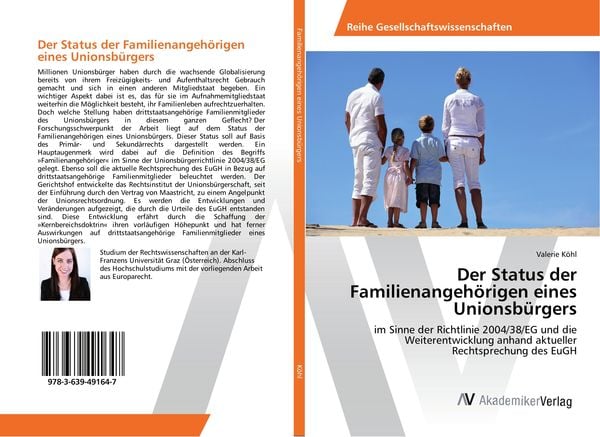 "Der Status der Familienangehörigen eines Unionsbürgers" online kaufen