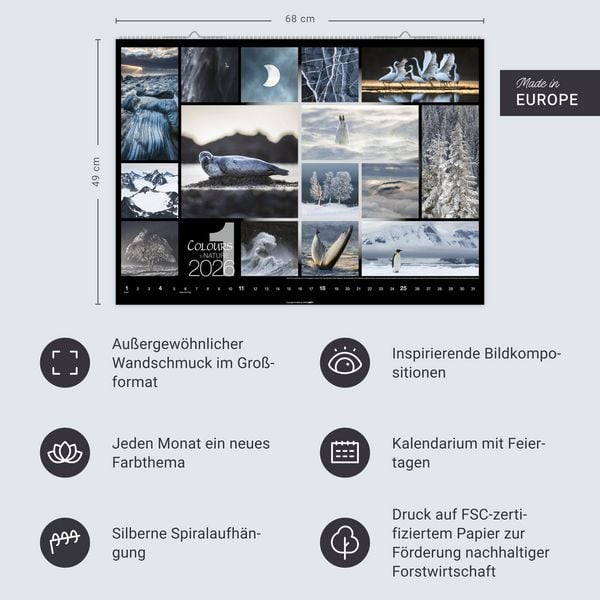 "Colours of Nature Kalender 2026" kaufen