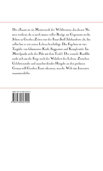 'Faust I, Faust II, Urfaust' von 'Johann Wolfgang von Goethe' - Buch ...