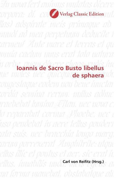 "Ioannis de Sacro Busto libellus de sphaera" online kaufen