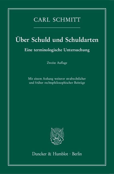 "Über Schuld und Schuldarten." online kaufen