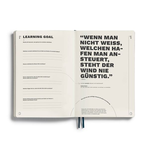 LEUCHTTURM1917 Learning Journal Composition (B5), Flexcover, Schwarz ...