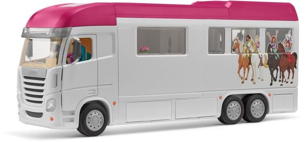 'Schleich 42619 - Horse Club, Pferdetransporter, Wohnmobil, Länge: 68 ...