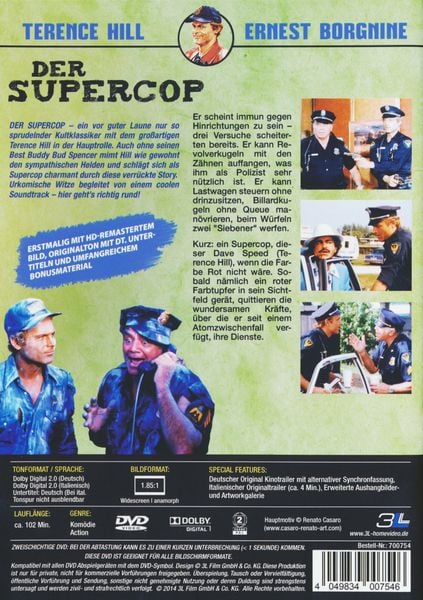 Der Supercop von Sergio Corbucci, Terence Hill, Terence Hill, Ernest ...
