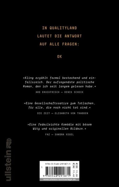 QualityLand (QualityLand 1) von Marc-Uwe Kling - Buch | Thalia