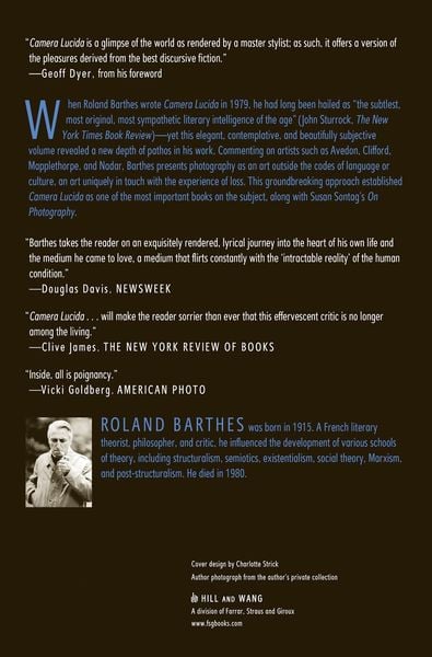 "Camera Lucida" auf Englisch kaufen