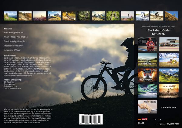 "MTB | Mountainbike - 2026 - Kalender DIN A2" kaufen
