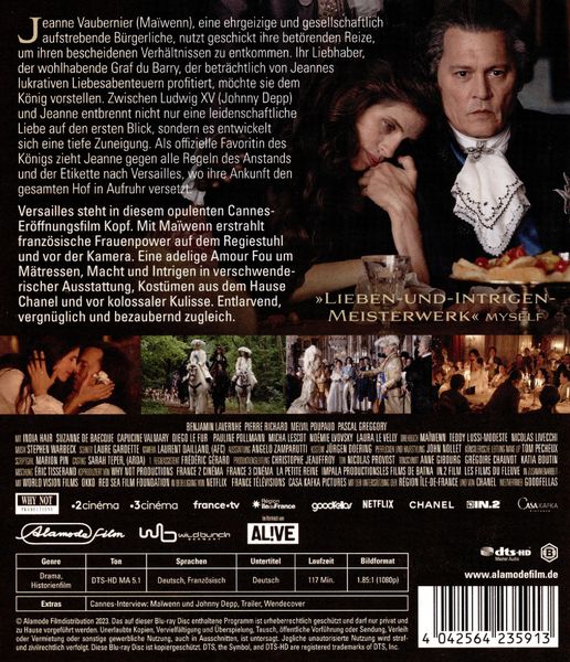 Jeanne du Barry - Die Favoritin des Königs von Maiwenn - Blu-ray | Thalia
