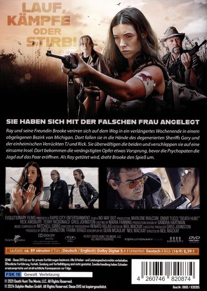 Death Hunt - Wenn die Gejagte zur Jägerin wird! von Neil Mackay - DVD | Thalia
