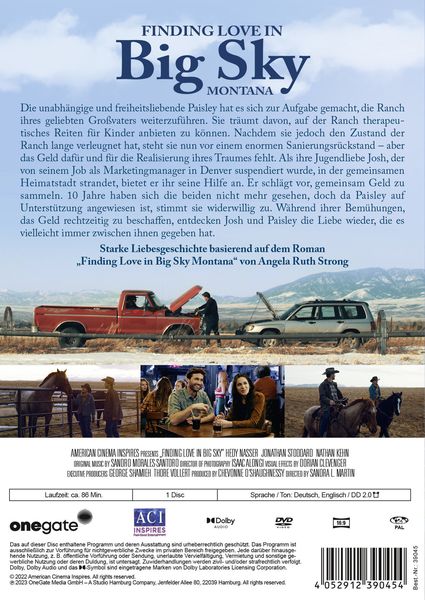 Finding Love in Big Sky Montana von Sandra L. Martin - DVD | Thalia