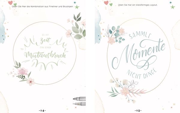 Design Paper A5: Alles Gute zu allem. Mit Handlettering-Grundkurs von ...