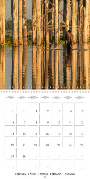 'Burma - Myanmar (Wall Calendar 2023 300 × 300 mm Square)' - 'Kalender'