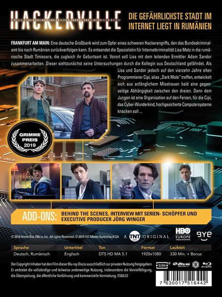 Hackerville - Staffel 1 - Steelbook [2 BRs - deutsche Snychronfasssung] von Igor Cobileanski ...