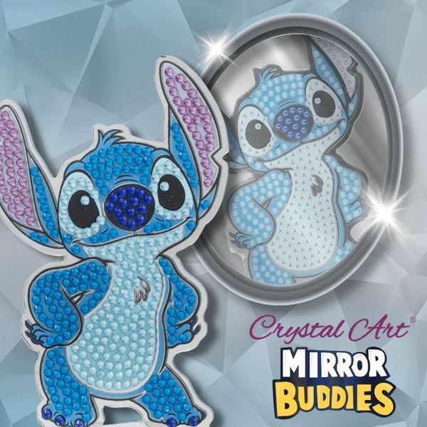 Craft Buddy CAPLB-31DNY004 - Crystal Art Mirror Buddies, Disney, Stitch ...