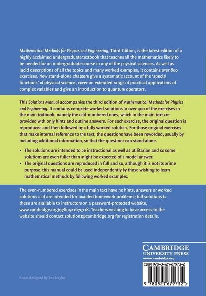 "Std Sol Math Meth Phys Engin 3rd" auf Englisch kaufen