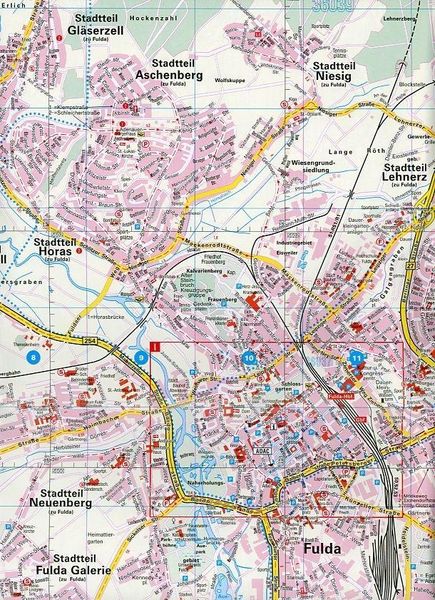 Stadtplan Von Fulda