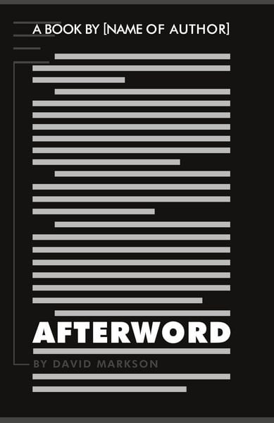 "Afterword" auf Englisch kaufen