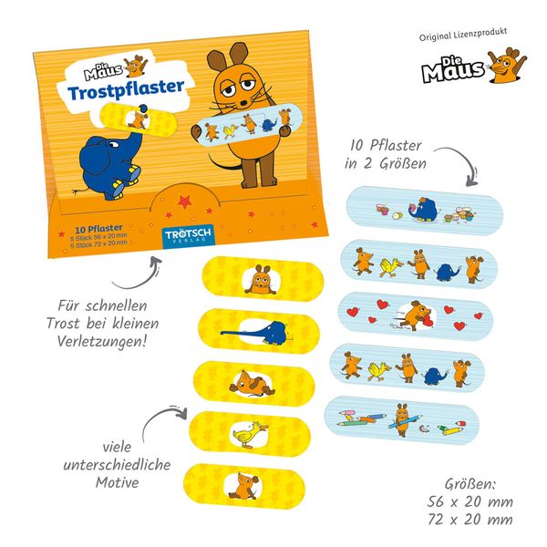 Trötsch Die Maus Pflasterset Trostpflaster kaufen