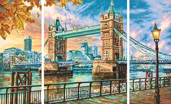Schipper Malen-nach-Zahlen - Meisterklasse Triptychon - London Tower Bridge . Spielwaren | Orell ...