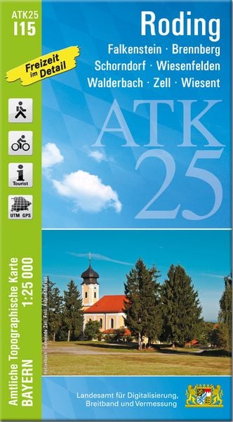 "ATK25-I15 Roding (Amtliche Topographische Karte 1:25000)" online kaufen