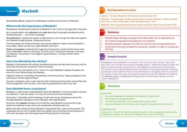 Collins Snap Revision Text Guides - Macbeth: Aqa GCSE English ...