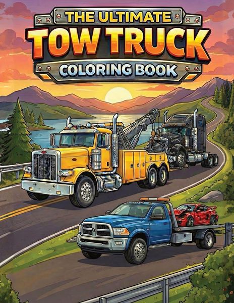 "The Ultimate Tow Truck Coloring Book" auf Englisch kaufen