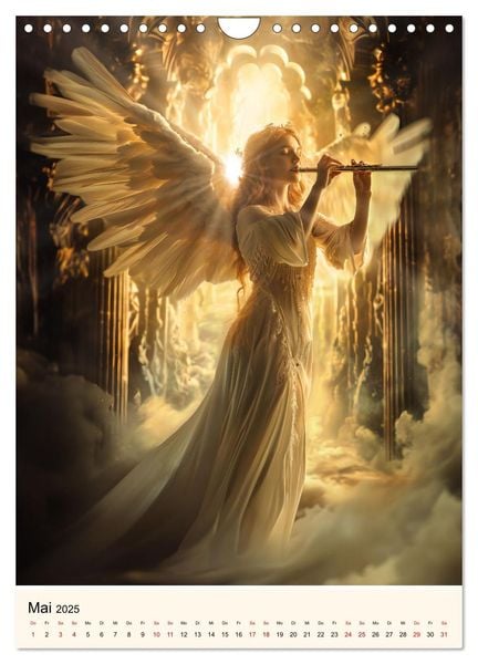 "Engel - Eleganz mit himmlischen Attributen (Wandkalender 2025 DIN A4 ...