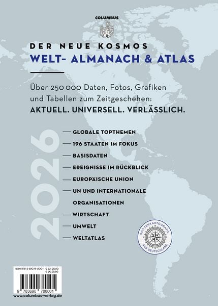 "Der neue Kosmos Welt-Almanach & Atlas 2026" online kaufen